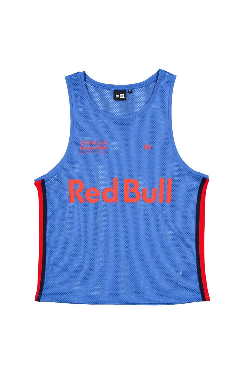 New Era Men's New Era Blue Red Bull Racing Basketball Mesh Tank Top ...