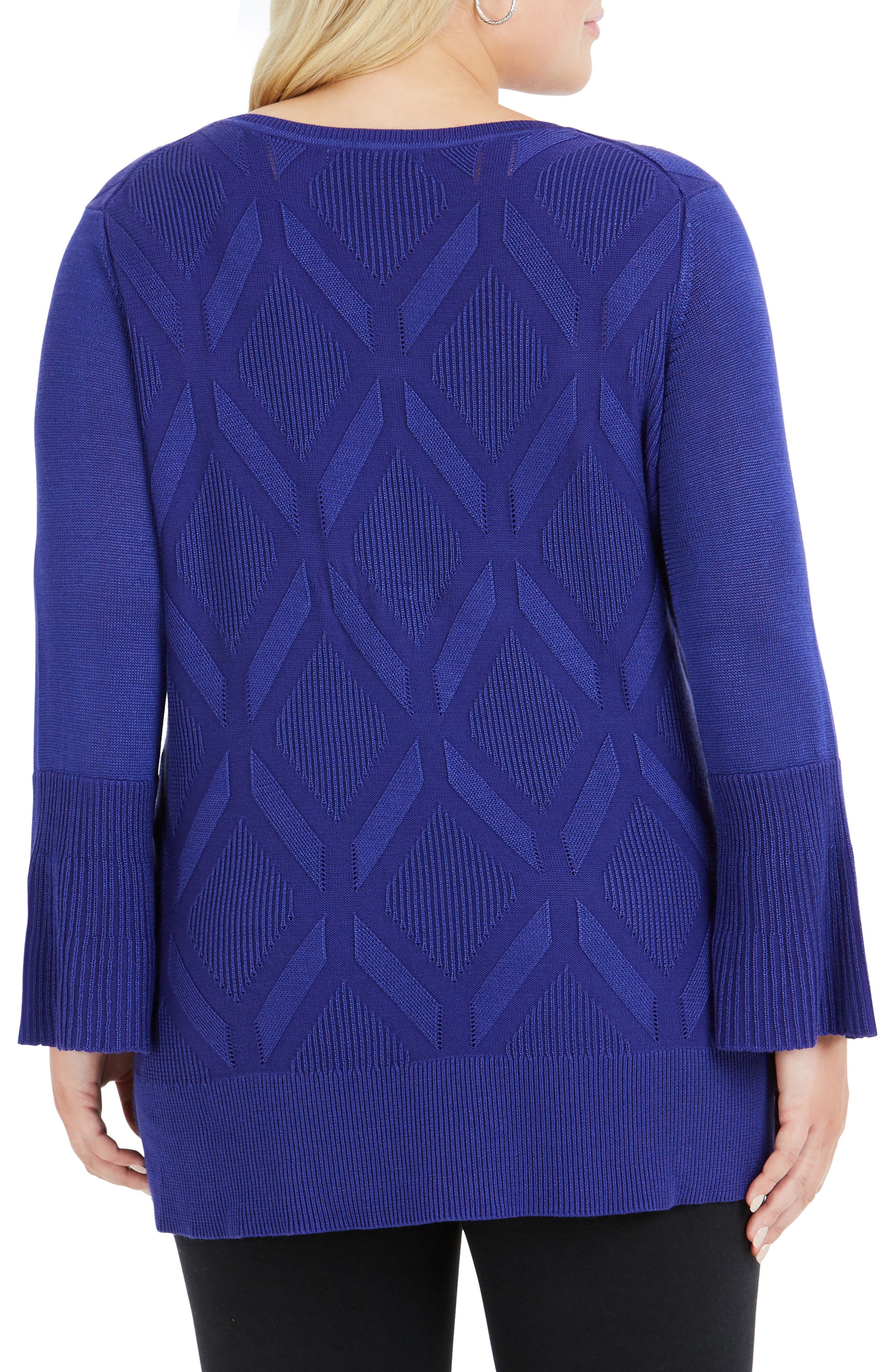Foxcroft Dion Diamond Pattern Sweater (Women) | Nordstrom