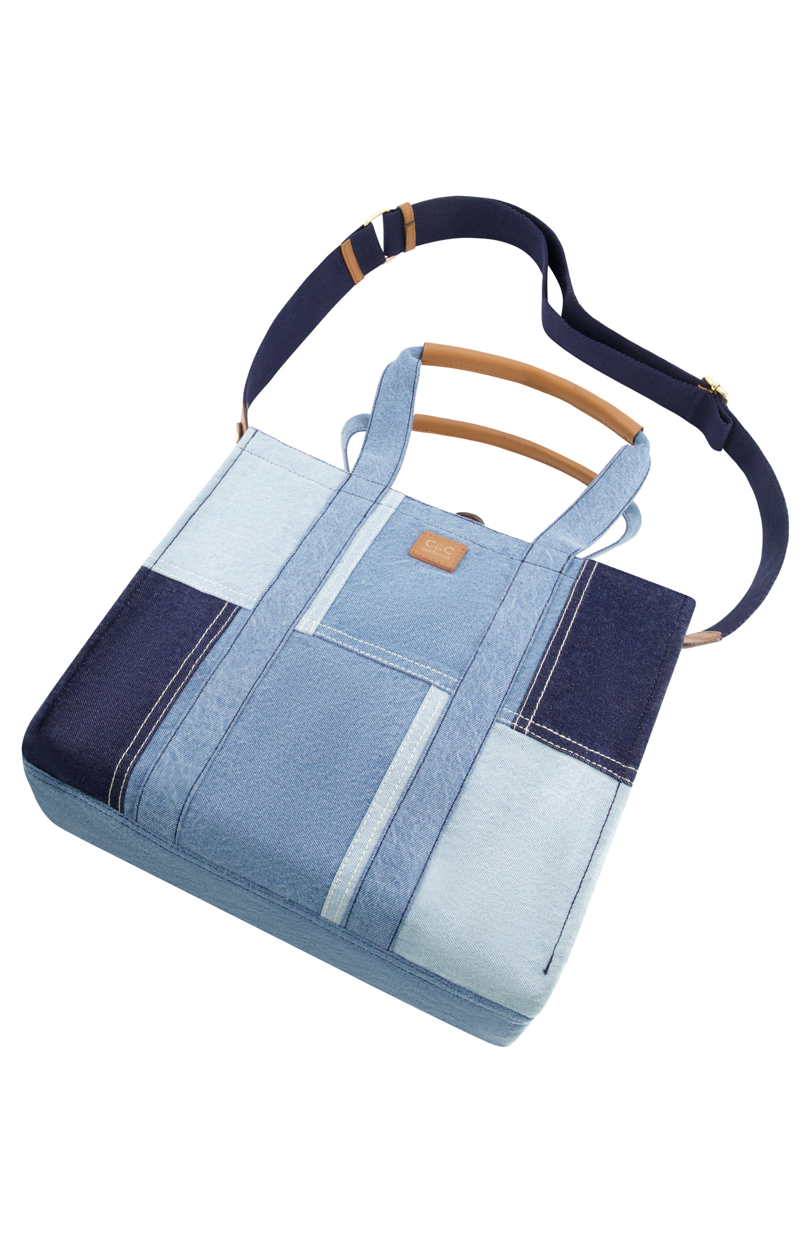 C & C California Medium Denim Tote Bag | Nordstromrack