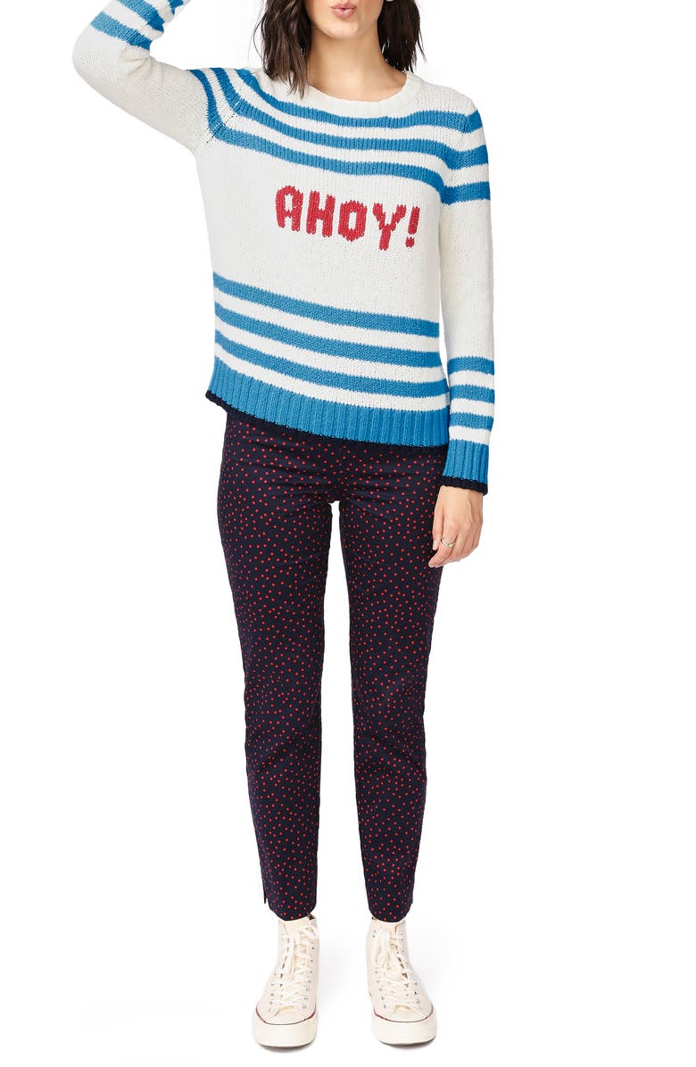 Court & Rowe Ahoy Stripe Cotton Sweater | Nordstrom