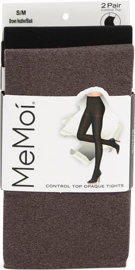 MeMoi Control Top Opaque 2-Piece Tights Set | Nordstromrack