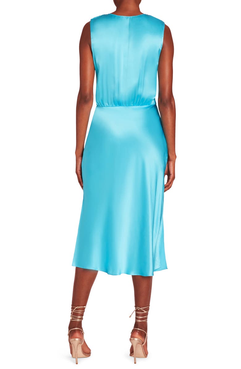 Amanda Uprichard Ellison Cowl Neck Silk Dress | Nordstrom