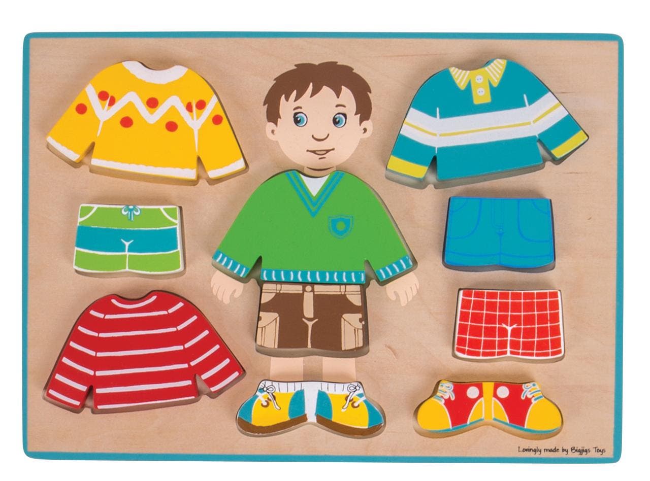 Bigjigs Toys Big Dressing Puzzle | Nordstrom