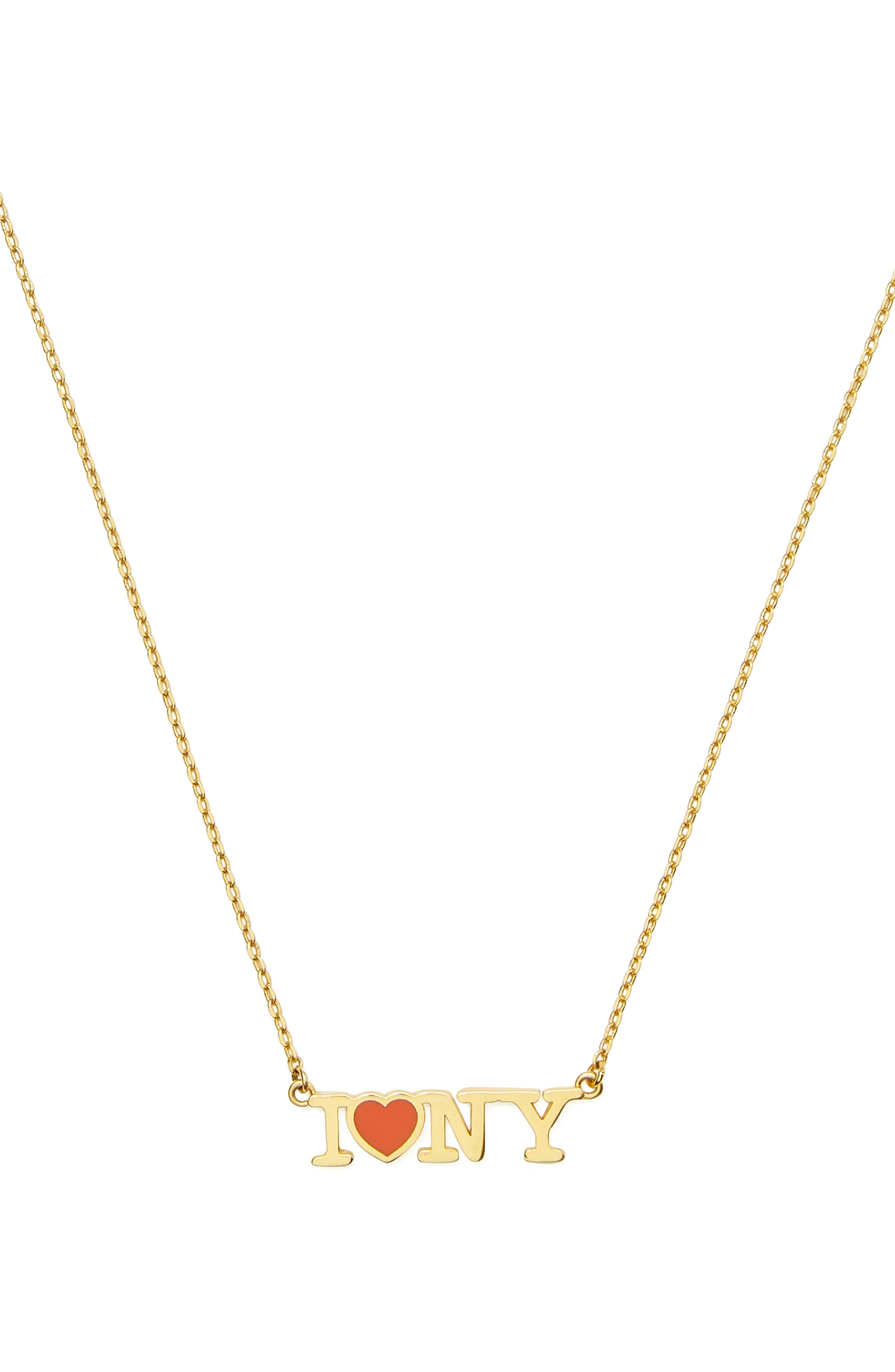 Kate Spade New York iconic ny logo pendant necklace | Nordstrom