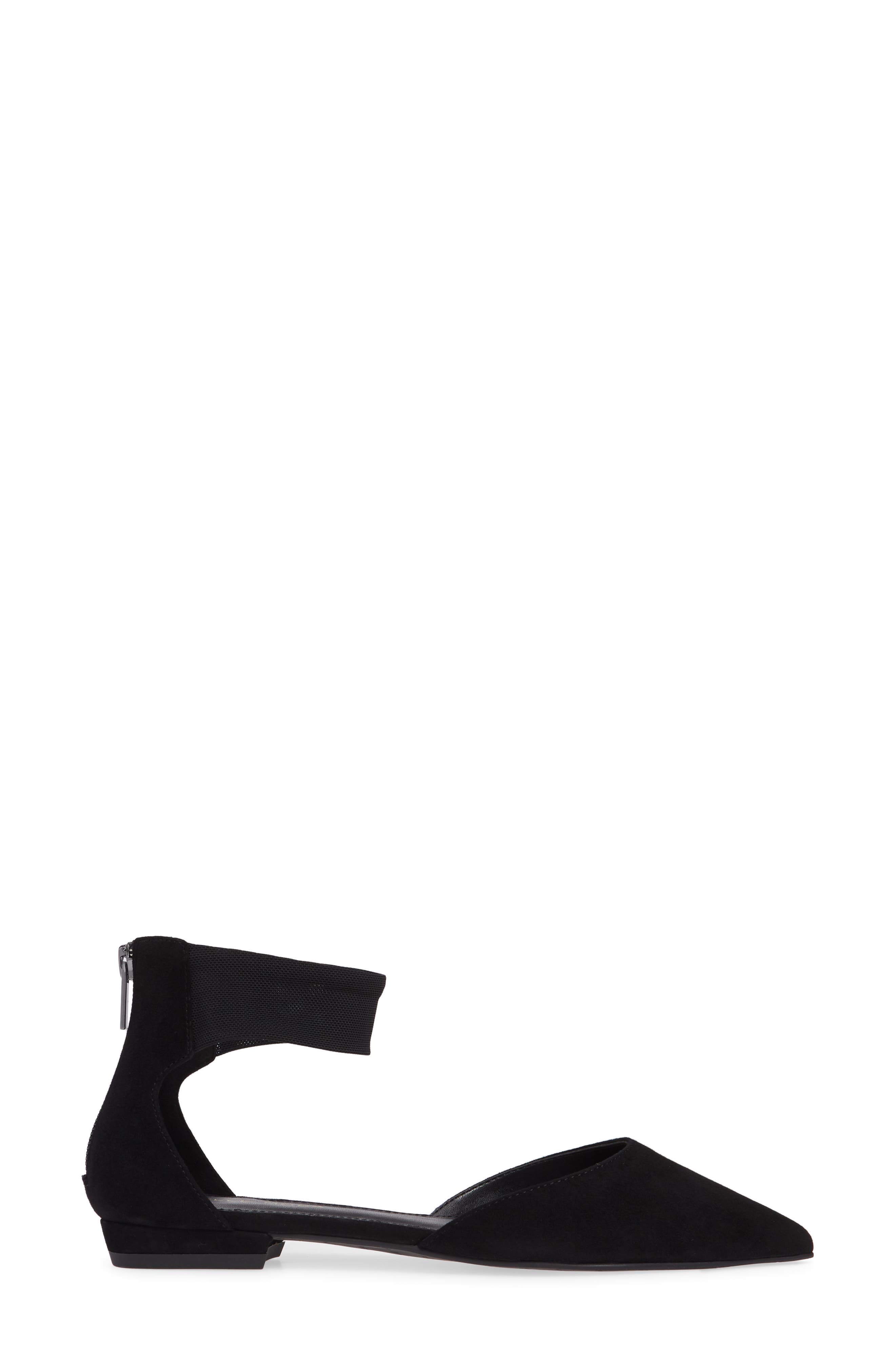Pelle Moda Dale Ankle Strap Pointed Toe Flat | Nordstromrack