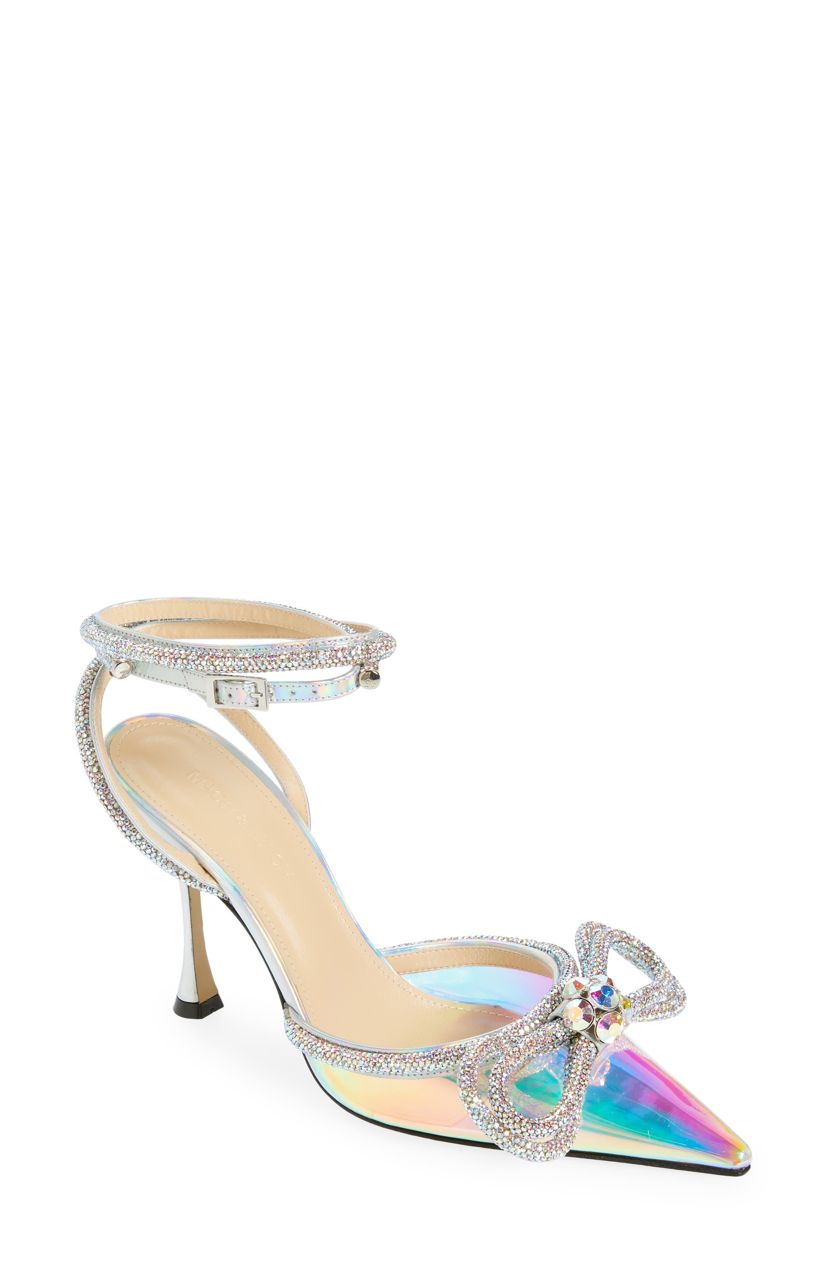 Mach & Mach Victoria Double Bow Pointed Toe Pump (Women) | Nordstromrack