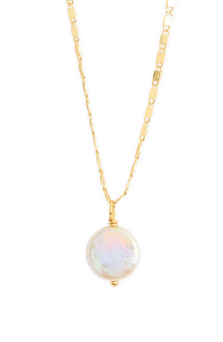 Madewell Coin Faux Pearl Pendant Necklace | Nordstromrack