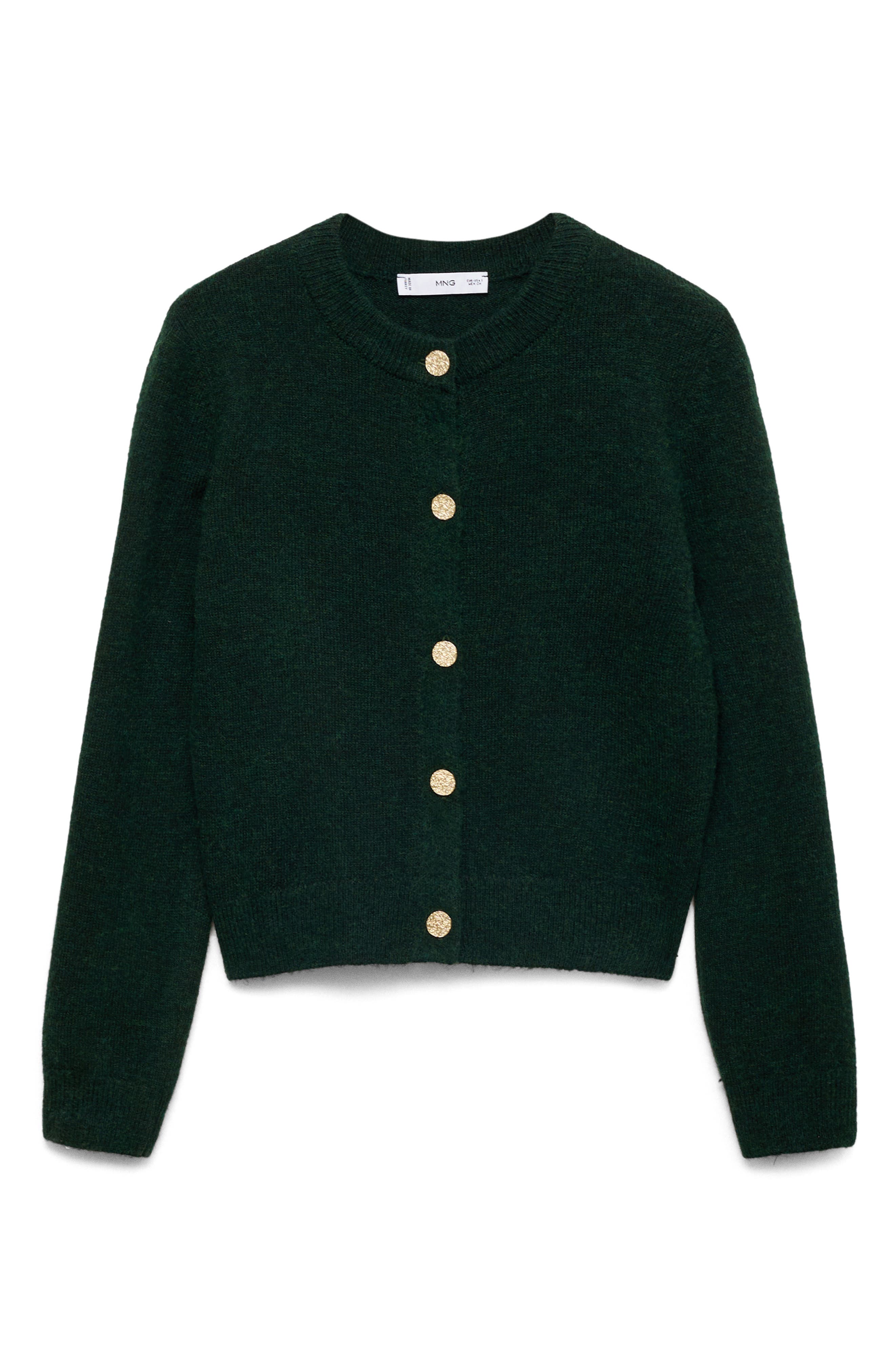 MANGO Eliote Crop Cardigan | Nordstromrack