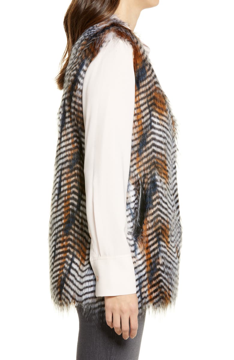 Via Spiga Faux Fur Vest | Nordstromrack