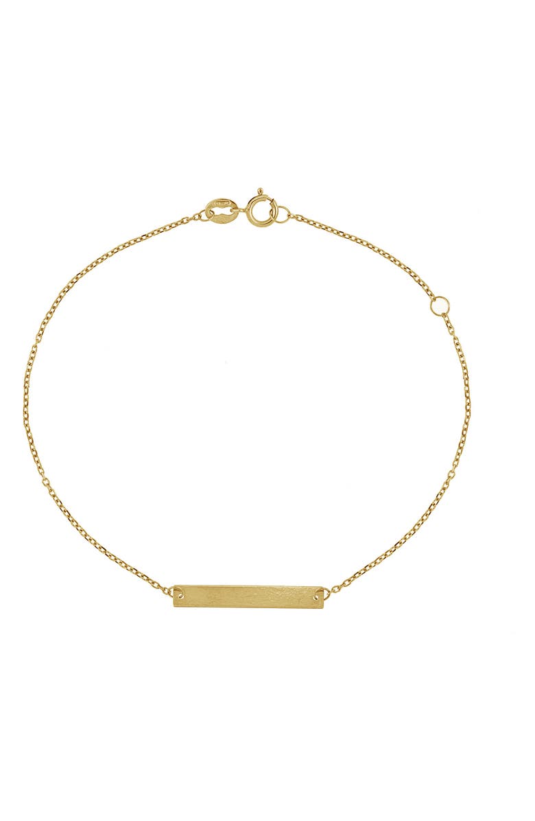 Bony Levy 14K Gold Petite Bar Bracelet | Nordstromrack