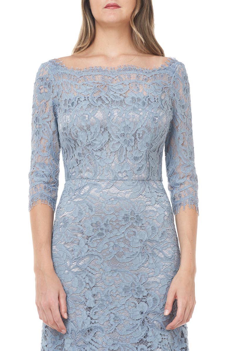 JS Collections Lace Column Gown | Nordstrom