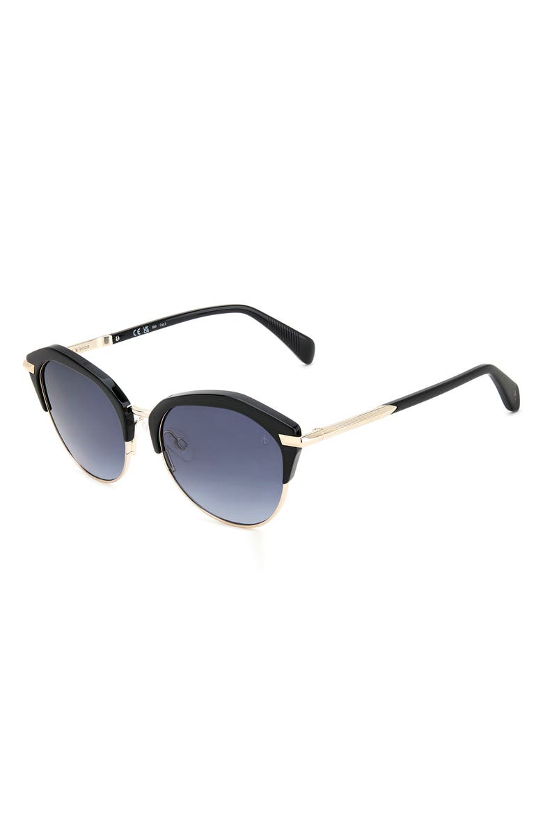 rag & bone 55mm Gradient Round Sunglasses | Nordstrom