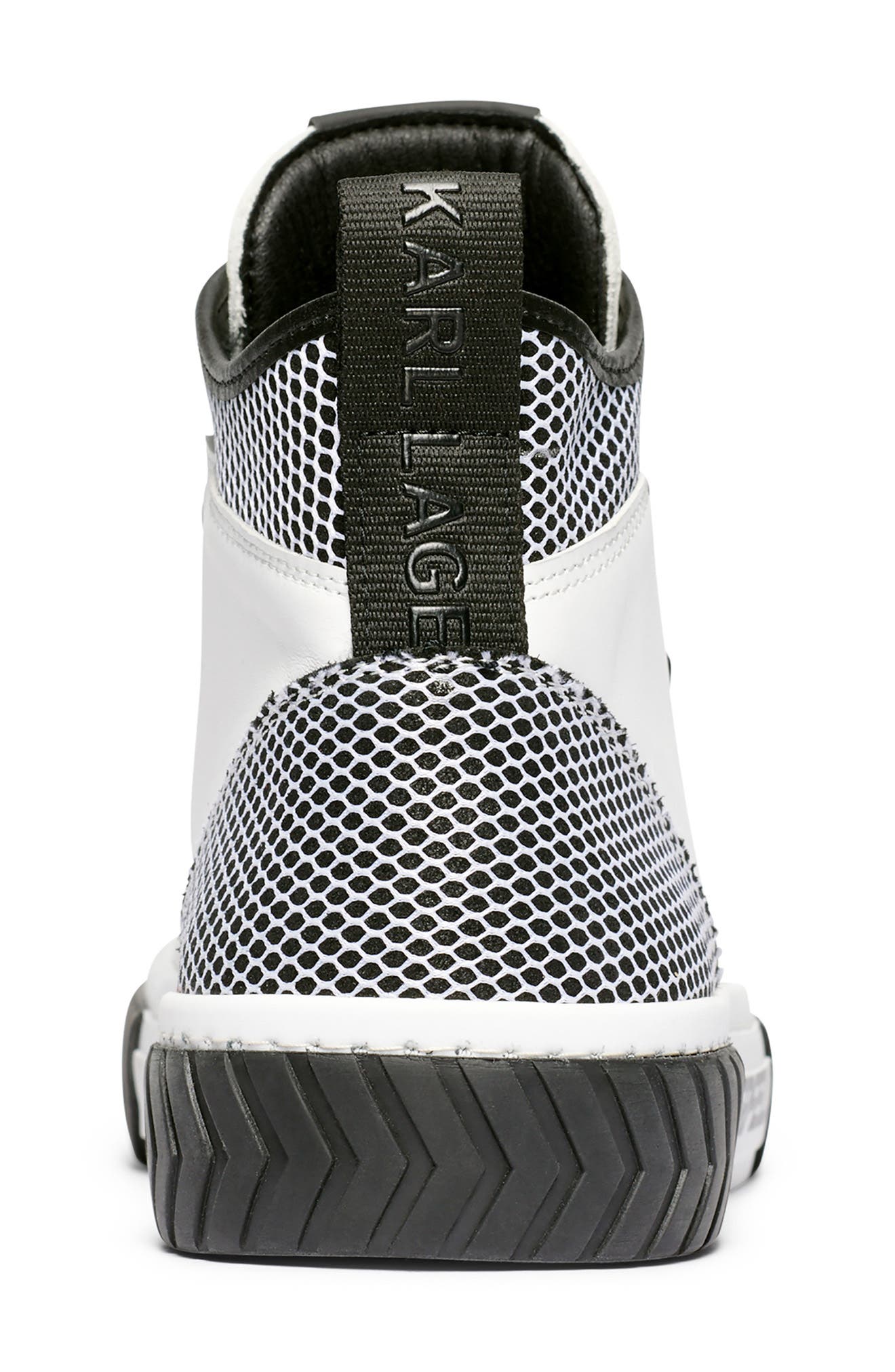 KARL LAGERFELD PARIS Double Eyelet Mid Top Sneaker (Men) | Nordstromrack