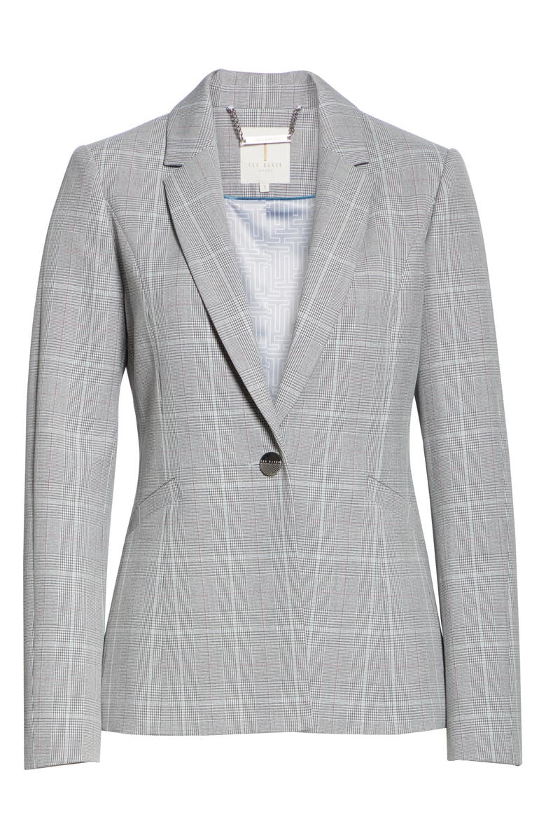 Ted Baker London Avril Contrast Check Jacket | Nordstrom