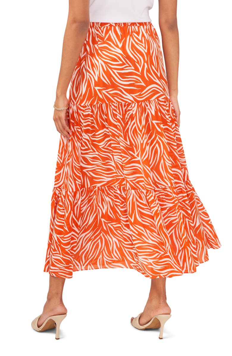 Vince Camuto Etched Zebra Print Maxi Skirt | Nordstromrack