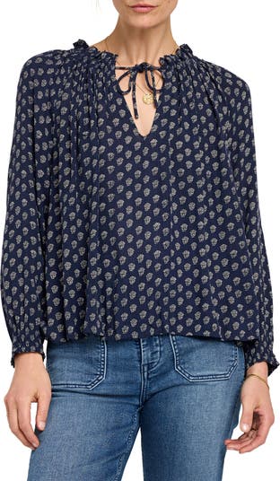Faherty Emery Print Blouse | Nordstrom