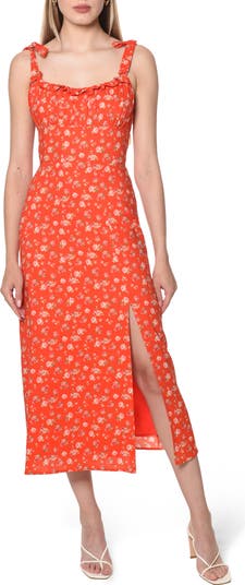 WAYF Fleur Linen Blend Sundress | Nordstrom