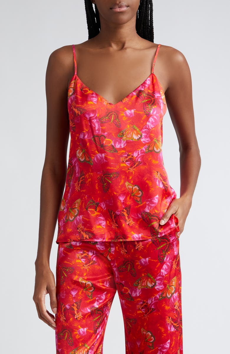 L'AGENCE Jane Butterfly Print Camisole | Nordstromrack