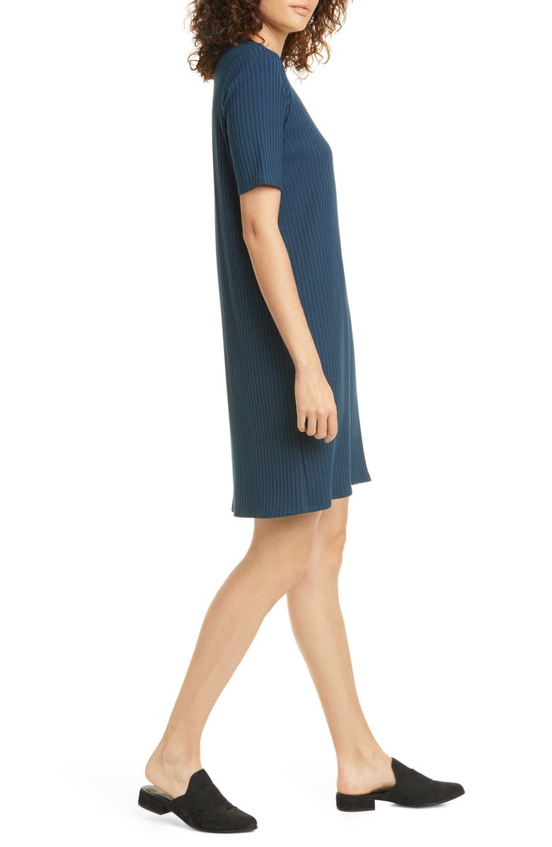 Eileen Fisher V-Neck Side Split Dress | Nordstrom