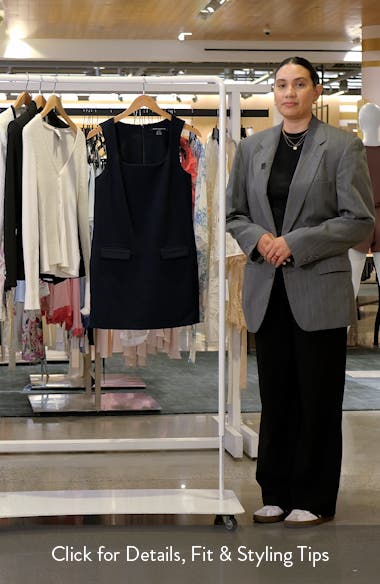 French Connection Square Neck Shift Minidress | Nordstrom