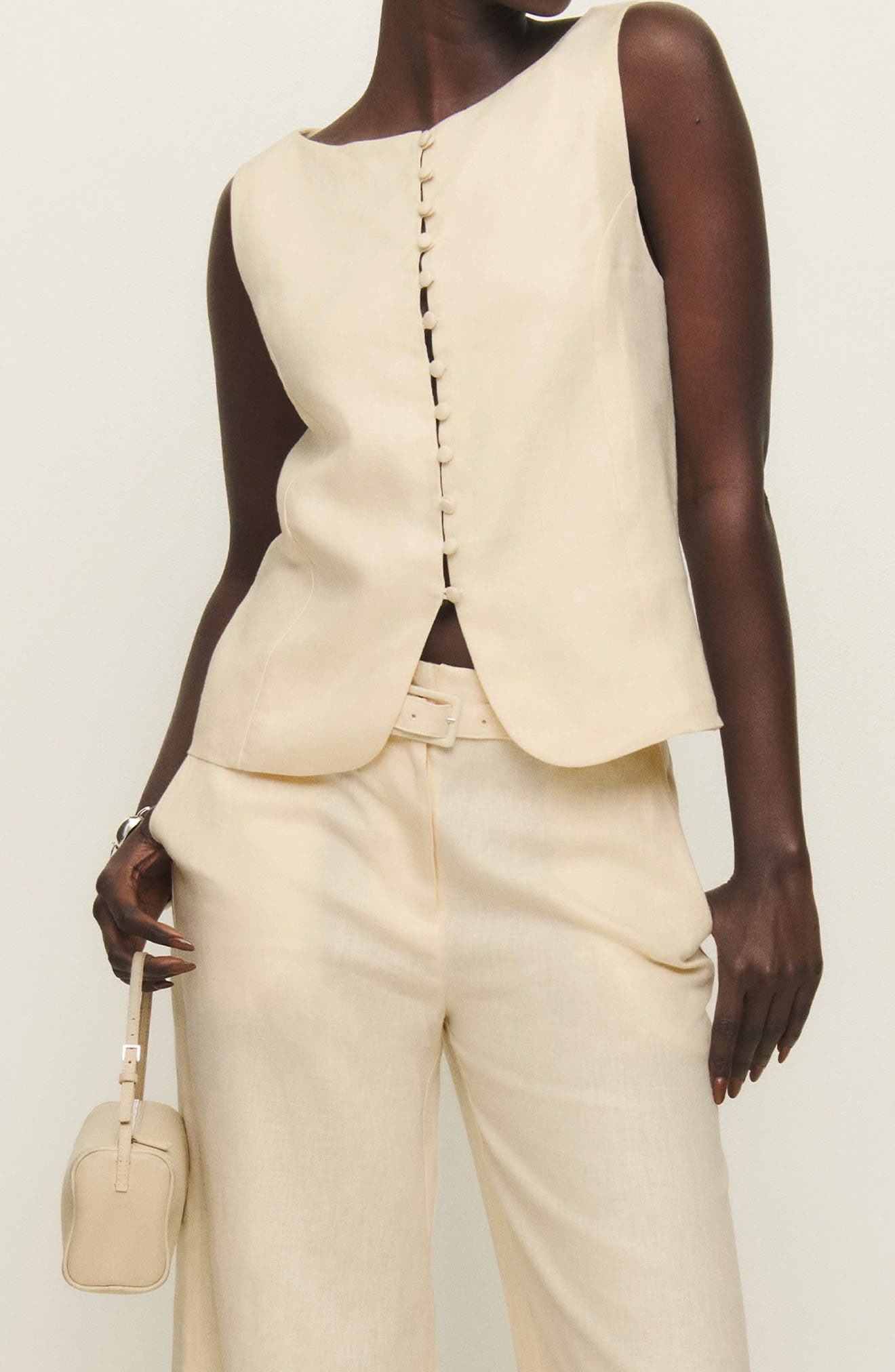 Addison Linen Vest (Women) | Nordstromrack