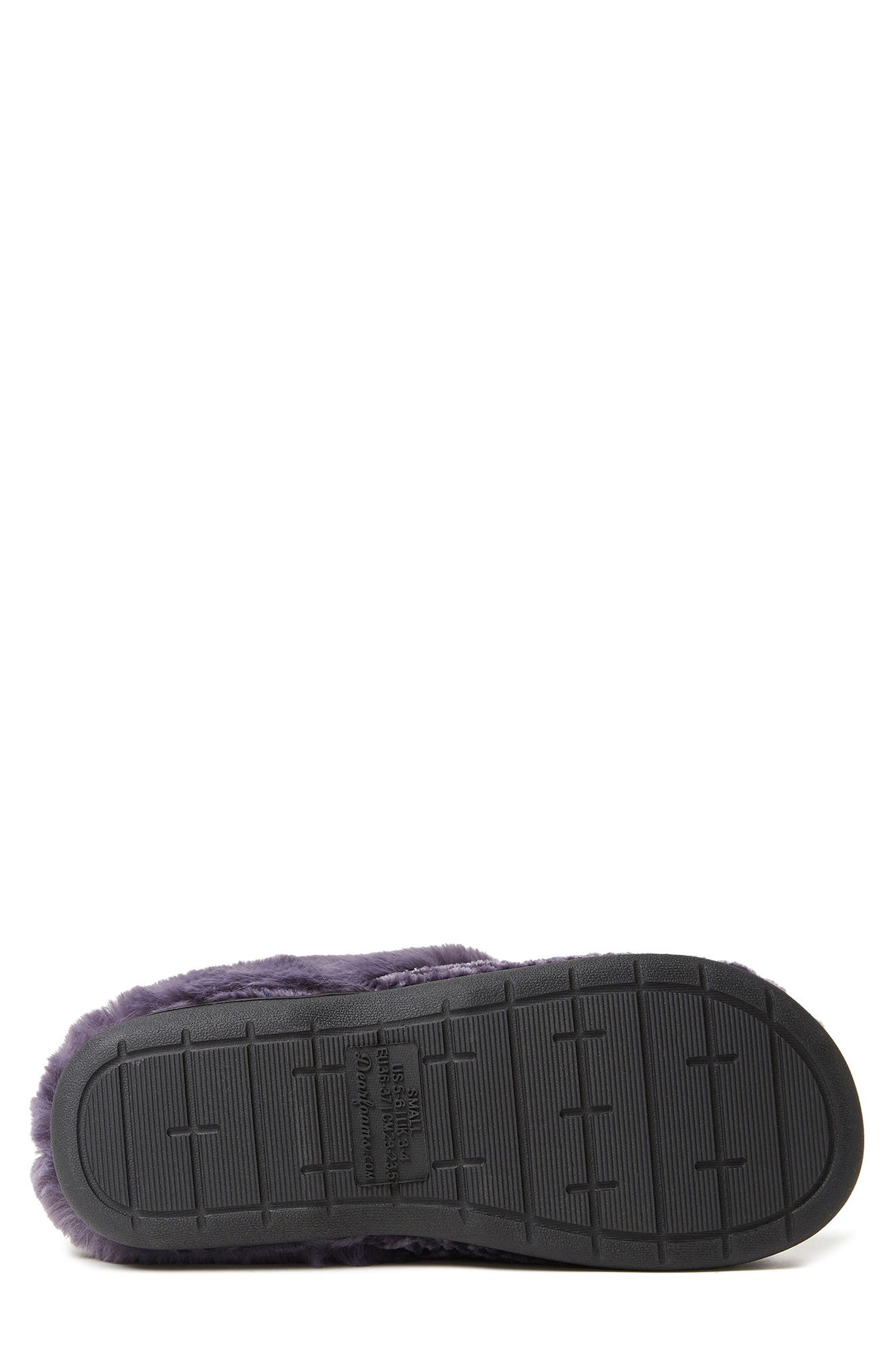 Claire Faux Fur Trimmed Marled Chenille Knit Clog (Women) | Nordstromrack