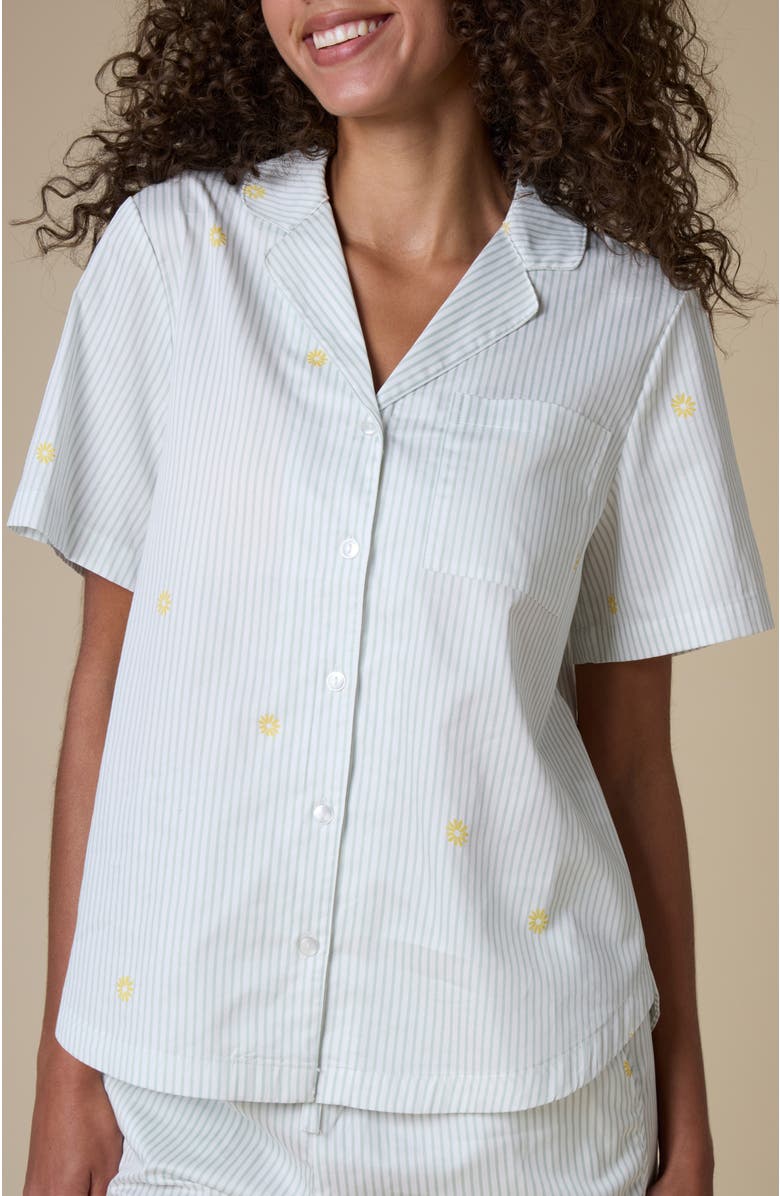 noon Cotton Short Sleeve Pajama Top | Nordstrom