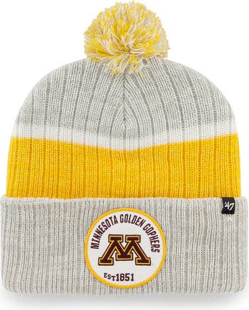 '47 Men's '47 Gray Minnesota Golden Gophers Holcomb Cuffed Knit Hat ...