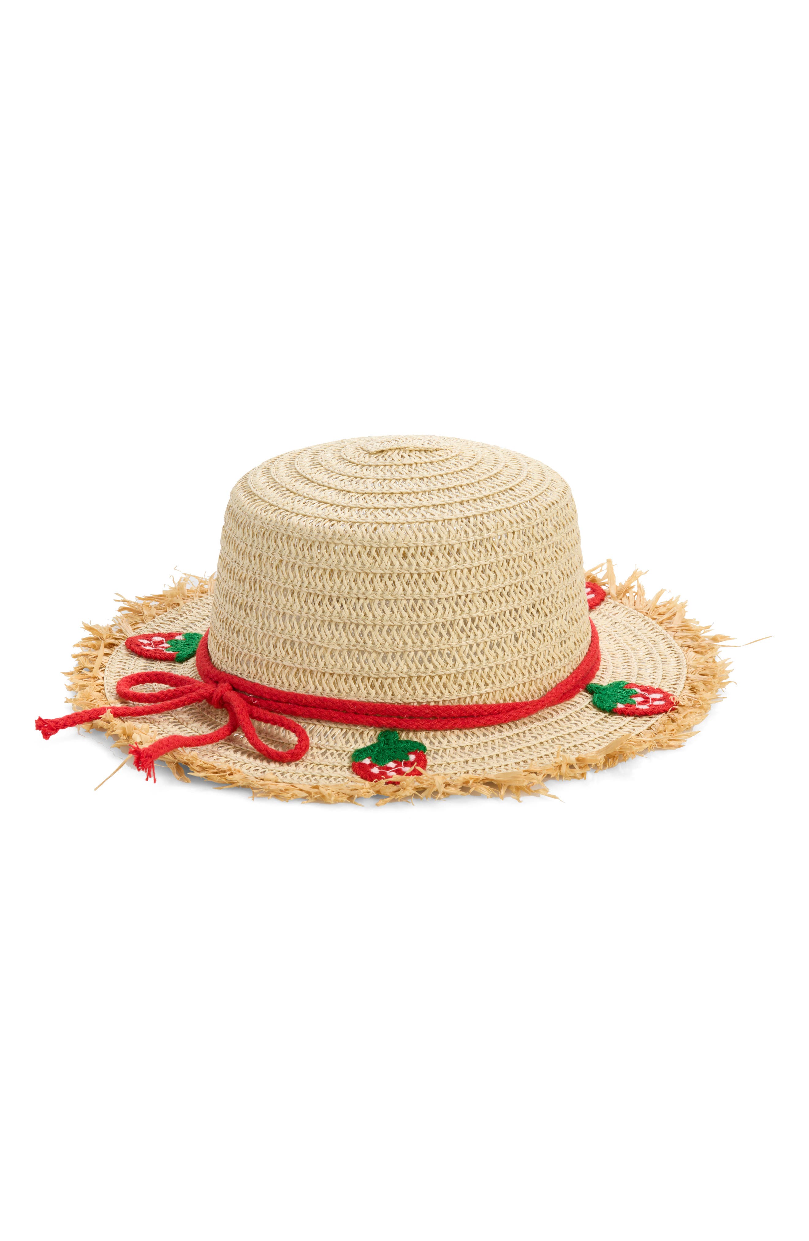 Piper & Jax Kids' Strawberry Straw Hat | Nordstromrack