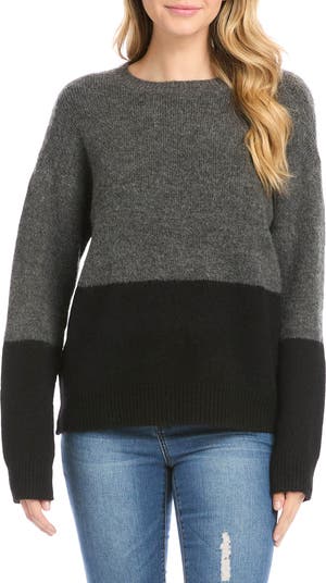 Karen Kane Colorblock Crewneck Sweater | Nordstrom