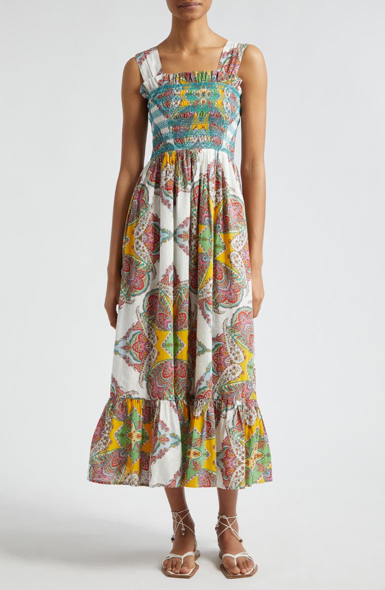 MILLE Garden Cotton Midi Sundress | Nordstromrack