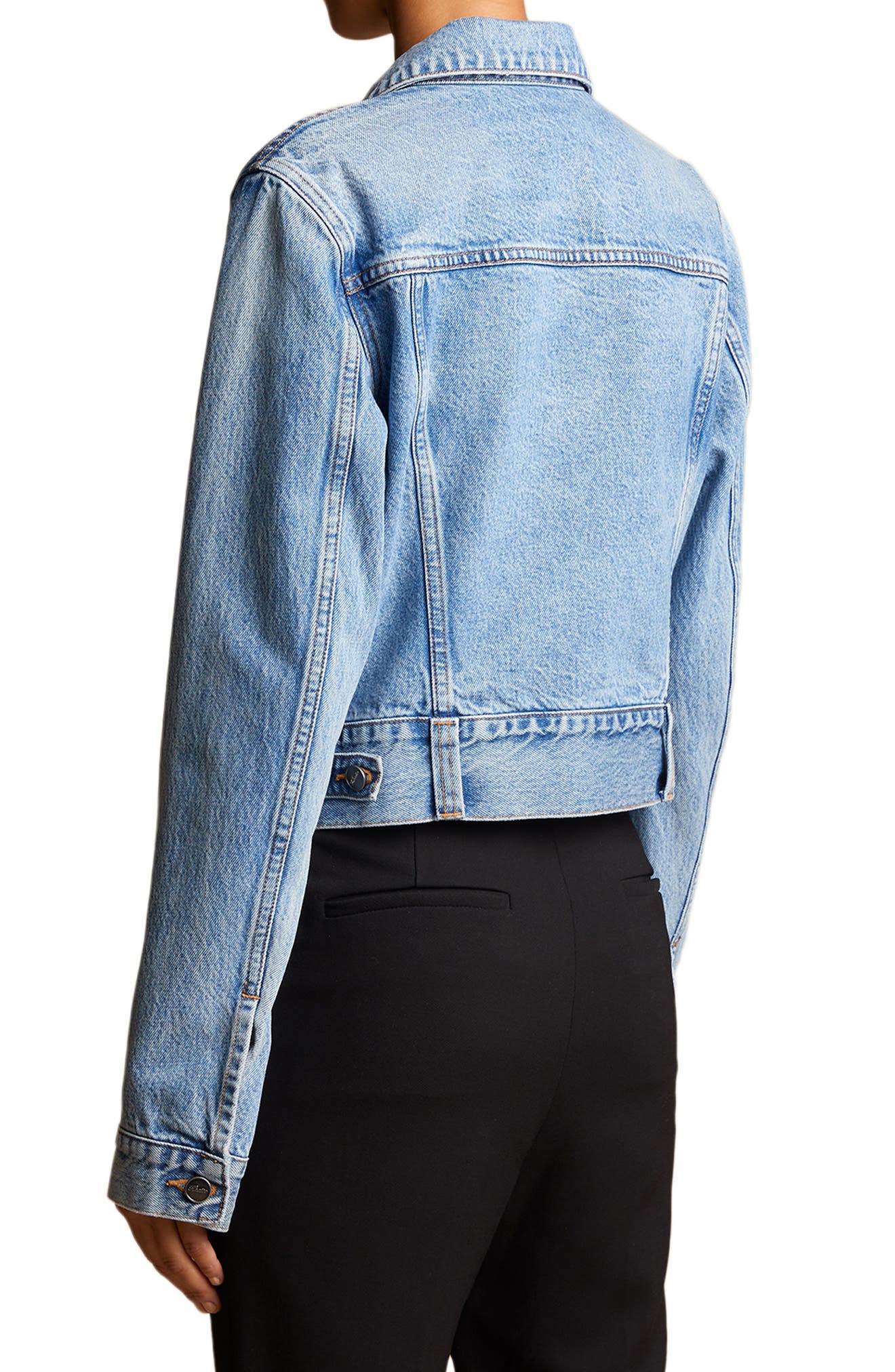 Khaite Rizzo Crop Denim Jacket | Nordstromrack