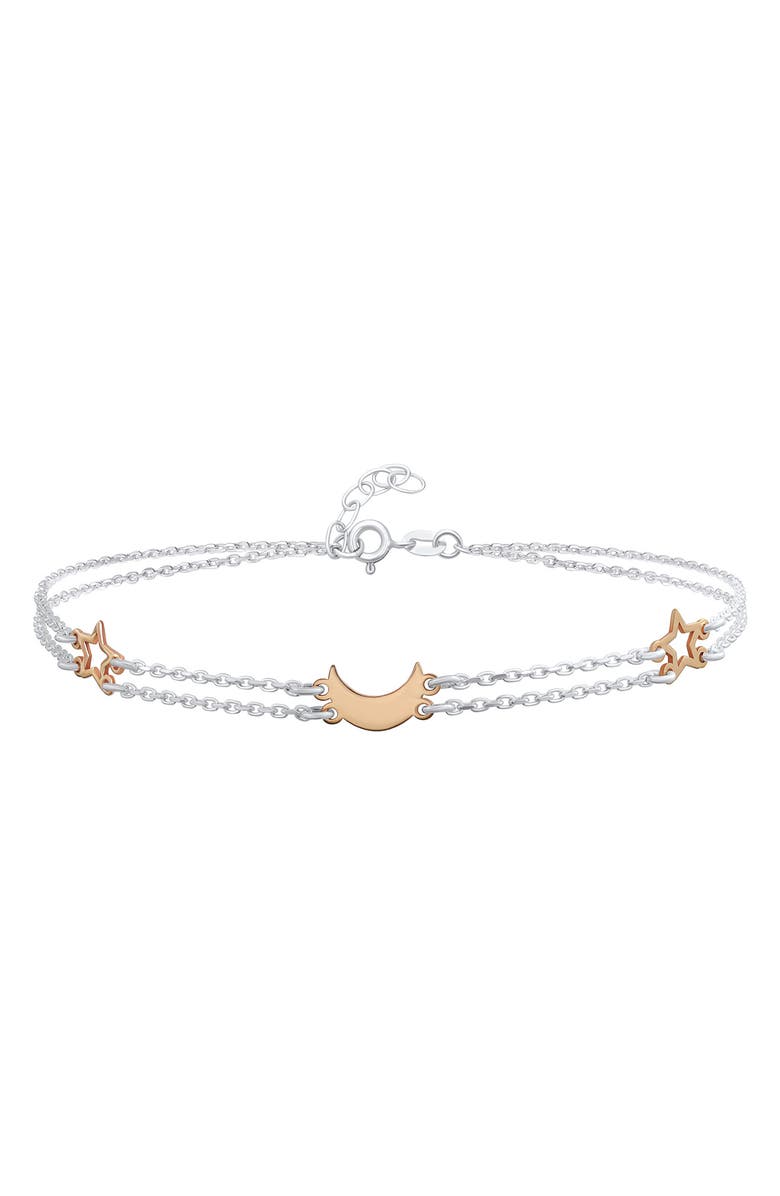 BLING JEWELRY Celestial Moon Star Anklet | Nordstromrack