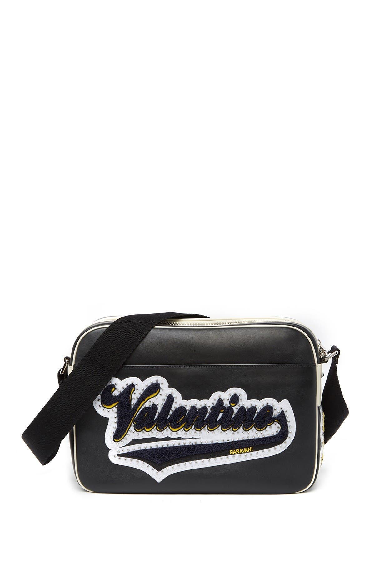 Valentino Logo Applique Small Messenger Bag | Nordstromrack