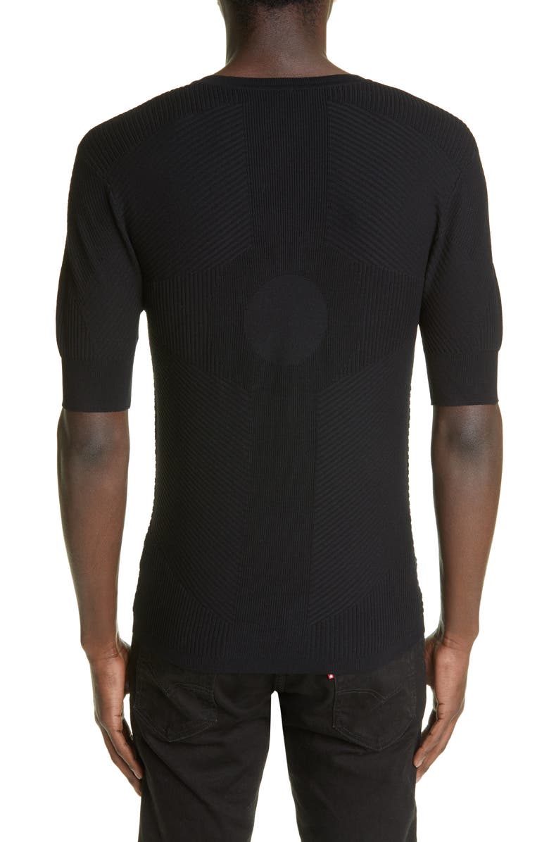 O. Studio Design Pilot Short Sleeve Sweater | Nordstrom