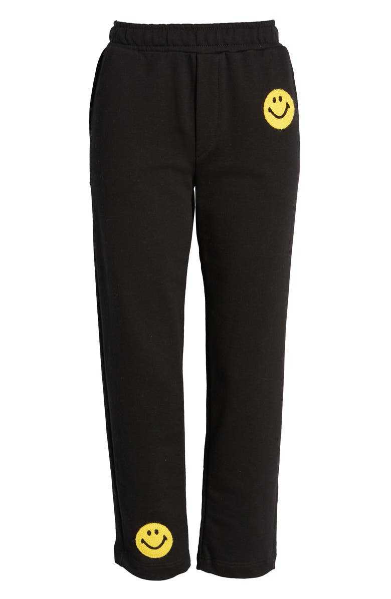 JOSHUAS Smiley® x JOSHUAS Unisex Smile Patch Cotton Crop Sweatpants ...