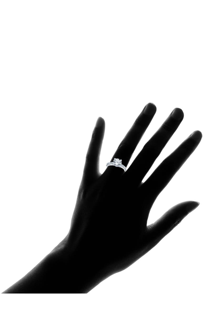 Bliss Diamond Certified 2ct Diamond Engagement Ring Solitaire Accent ...