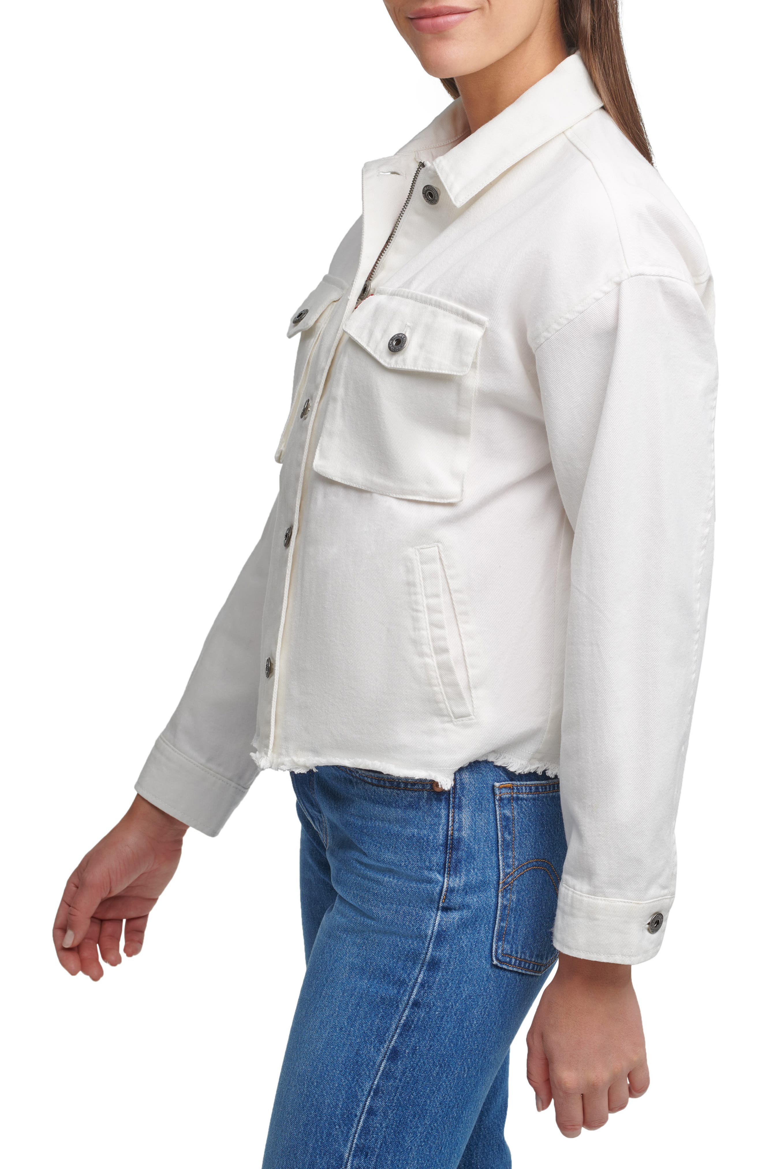 Levi's® Crop Raw Hem Utility Jacket | Nordstromrack