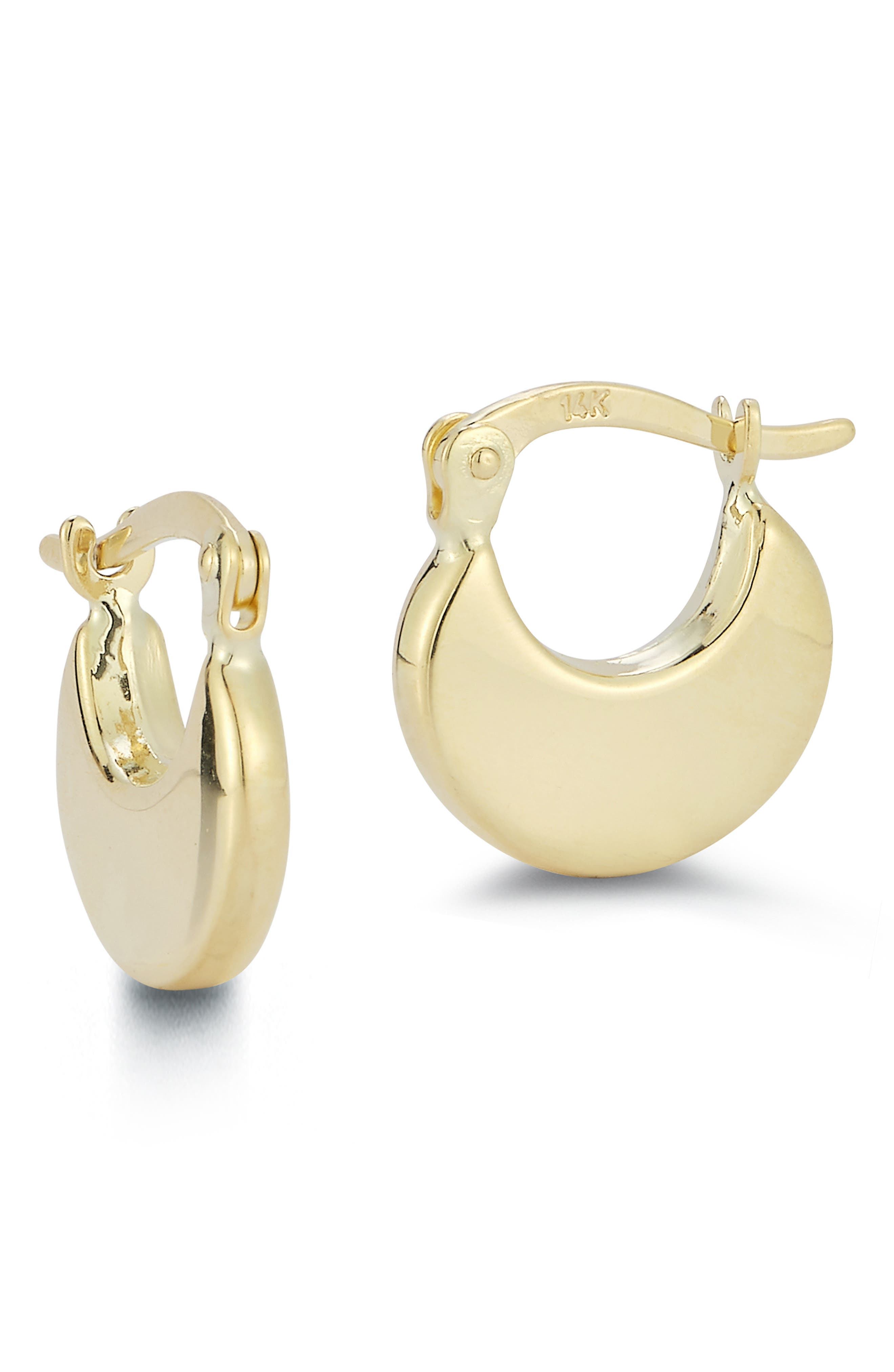 Ember Fine Jewelry 14K Yellow Gold Huggie Hoop Earrings | Nordstromrack