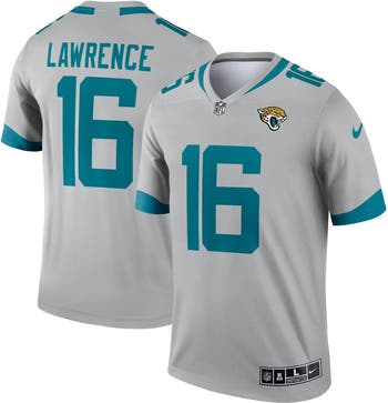 Nike Men's Nike Trevor Lawrence Silver Jacksonville Jaguars Inverted ...