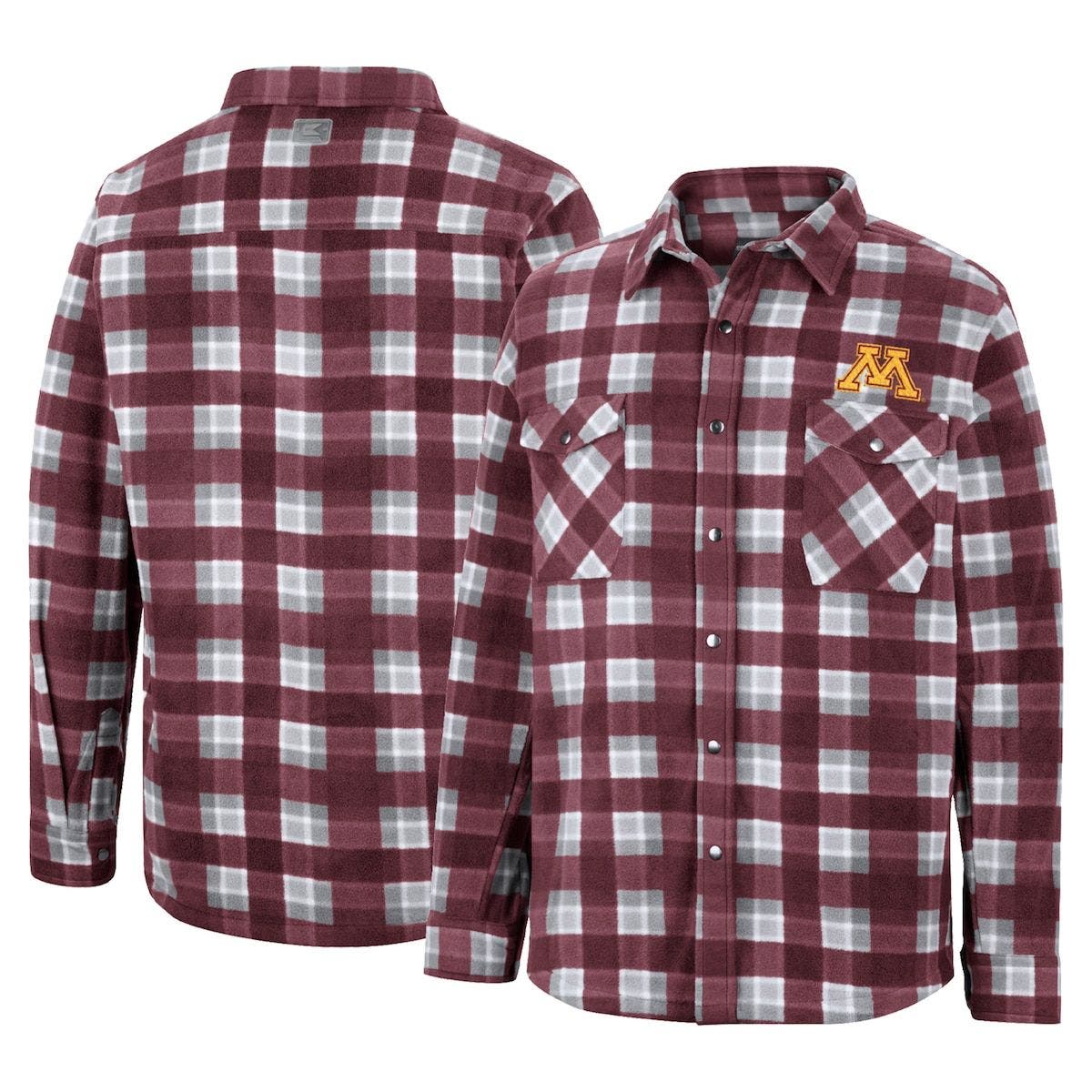 COLOSSEUM Men's Colosseum Maroon Minnesota Golden Gophers Ellis Full ...