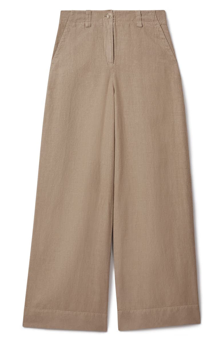 Reiss Demi Linen Wide Leg Pants | Nordstromrack