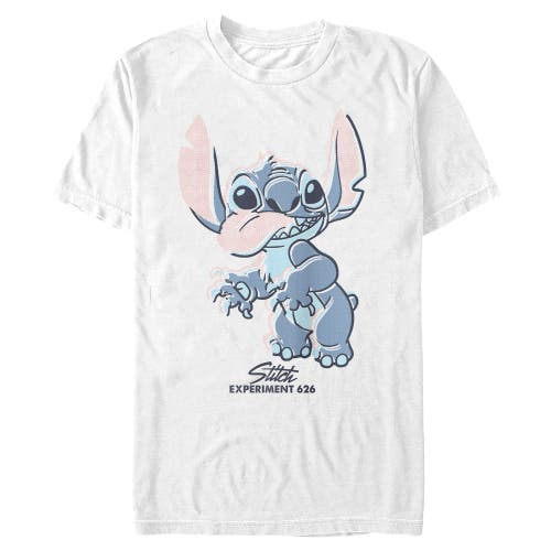 Lilo And Stitch Lilo & Stitch Dot Art Stitch Graphic T-shirt In White ...