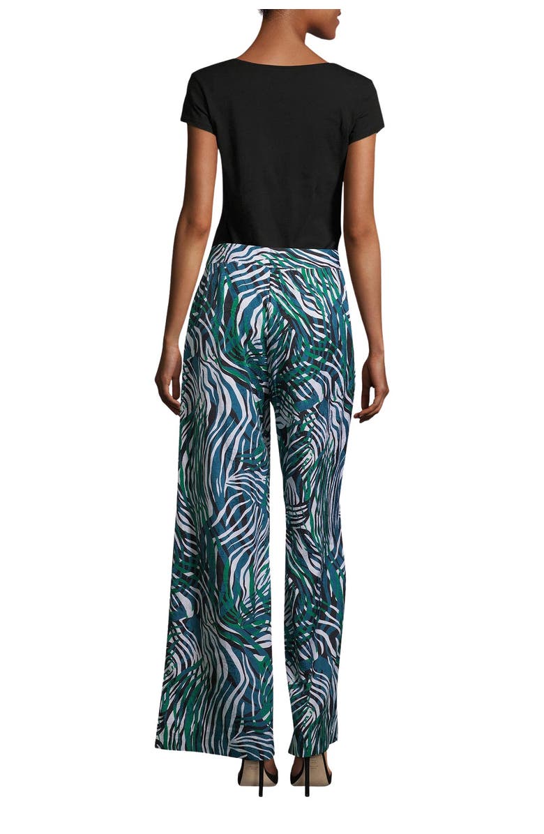 Robert Graham Cora Zebra Wide Leg Silk Pants | Nordstromrack