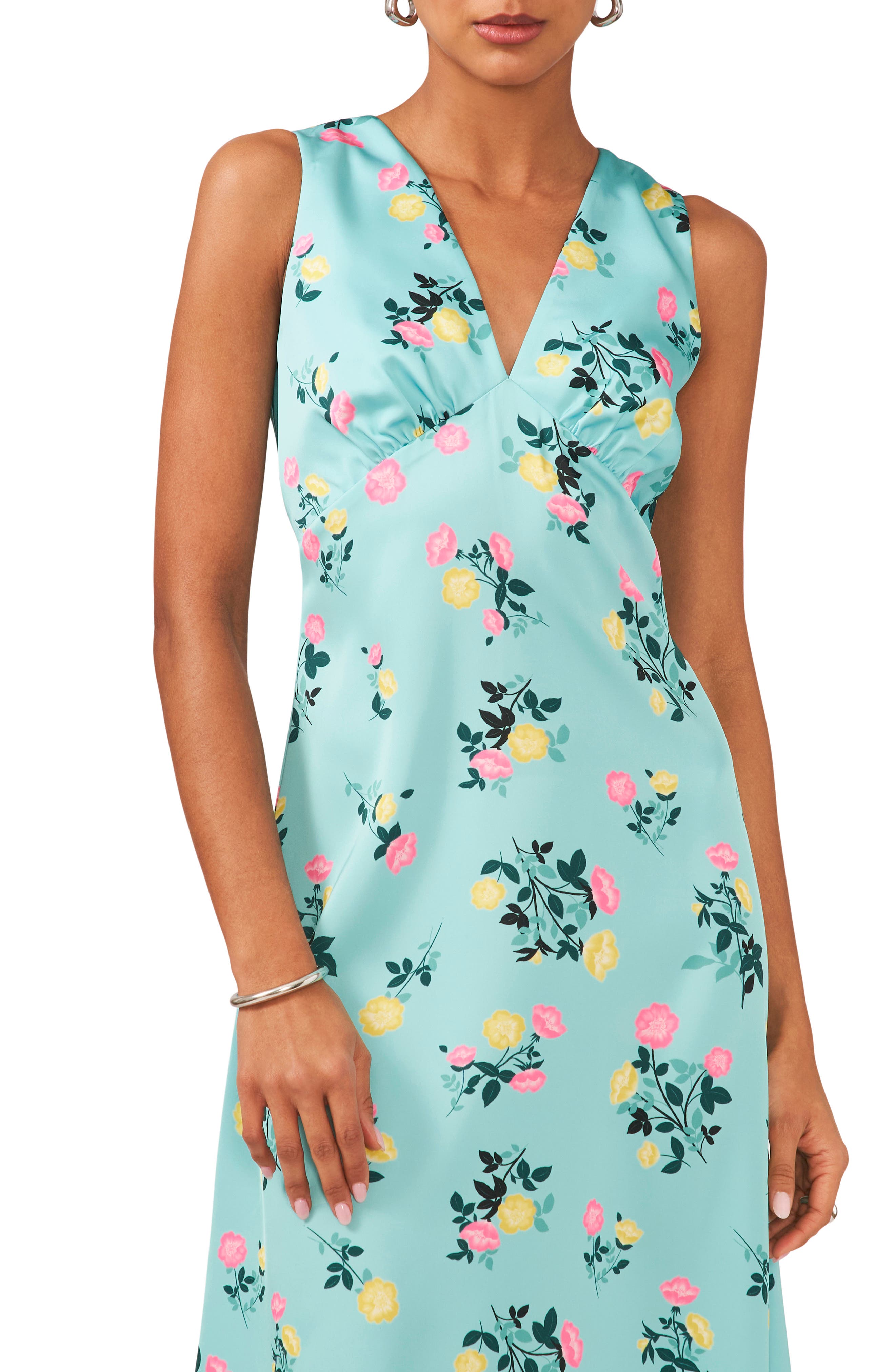 1.STATE Floral Sleeveless Dress | Nordstromrack