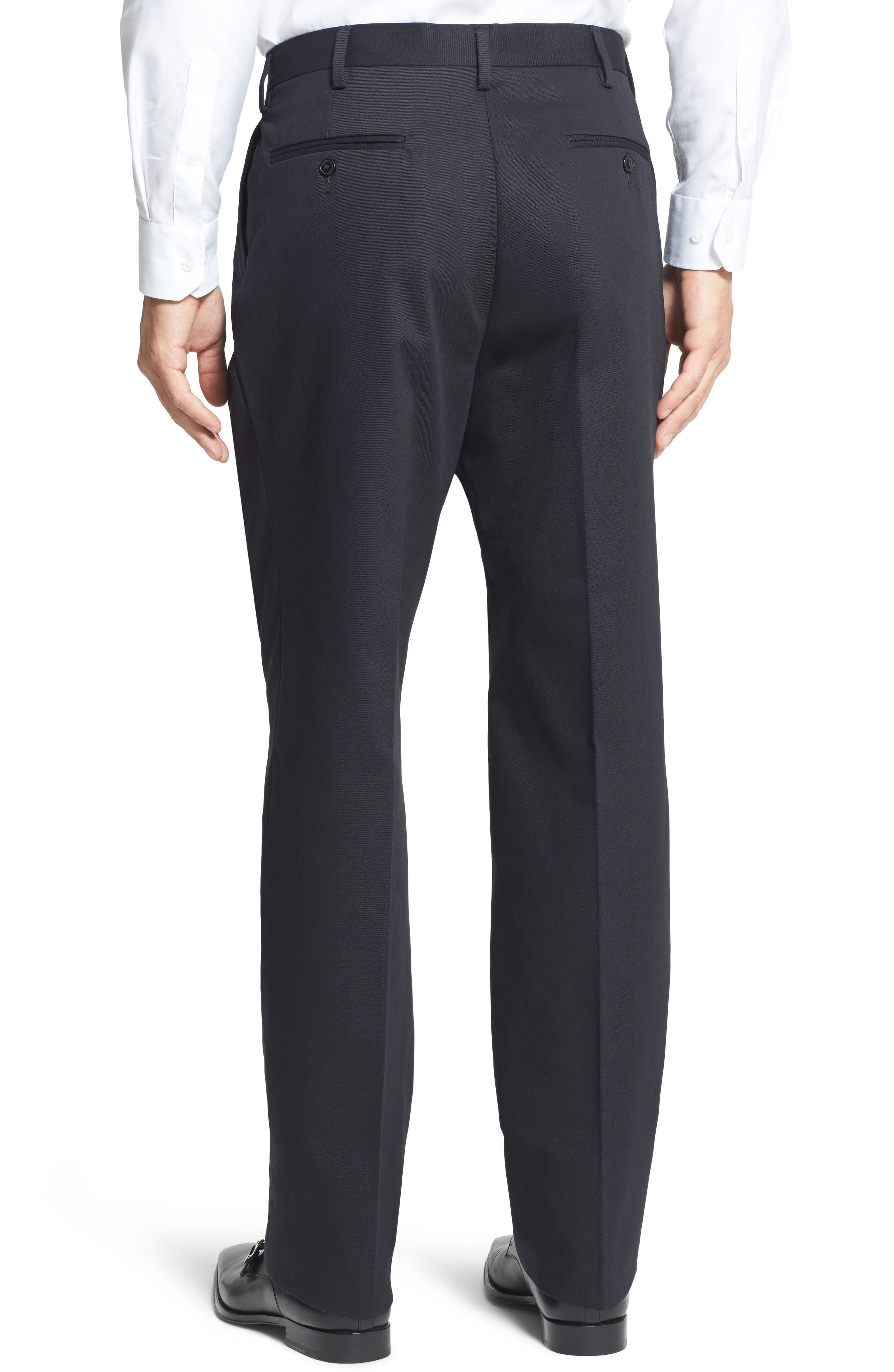 Berle Pleated Classic Fit Cotton Dress Pants | Nordstromrack