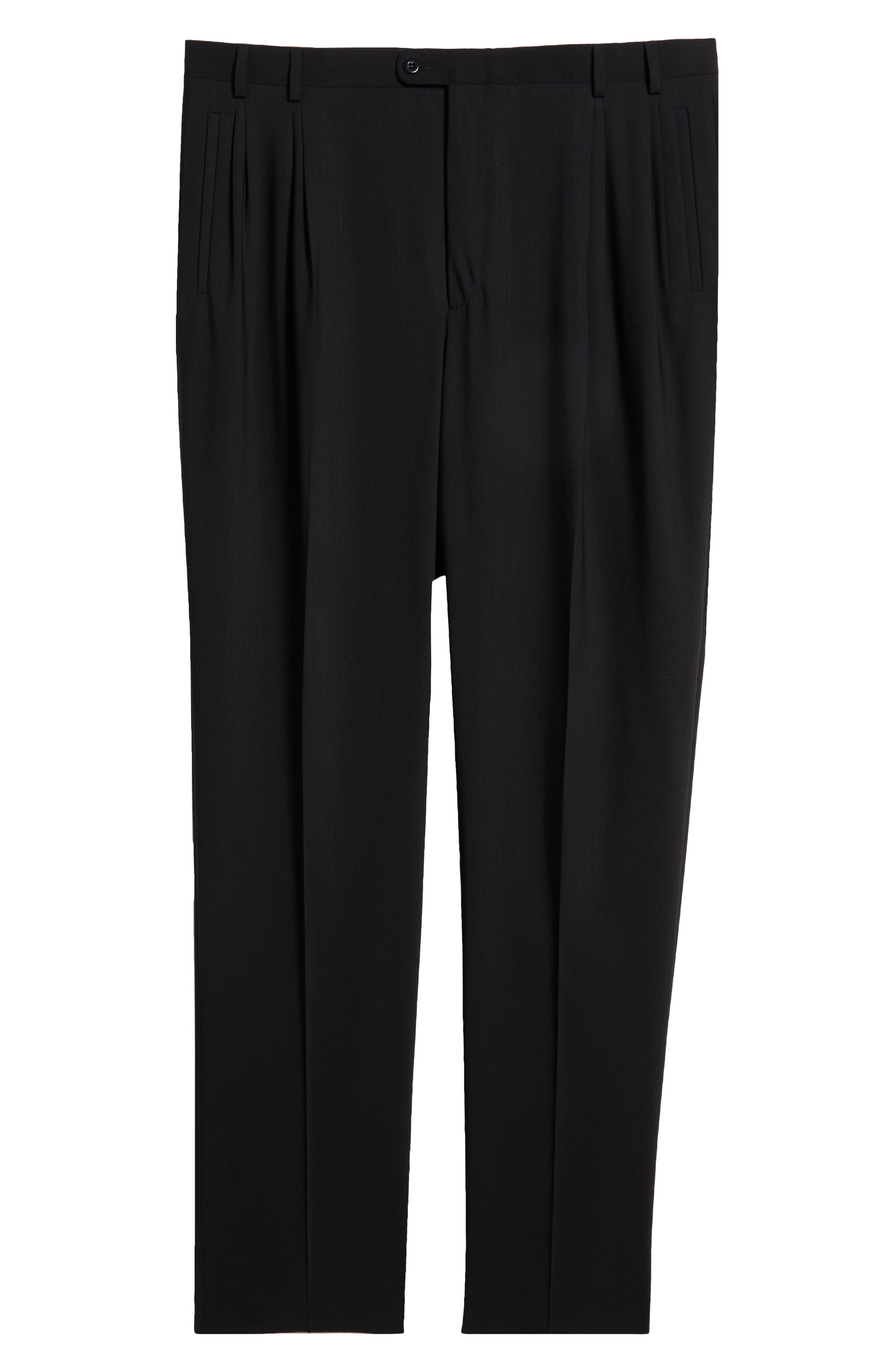 Zanella Parker Classic Wool Sharkskin Dress Pants | Nordstromrack
