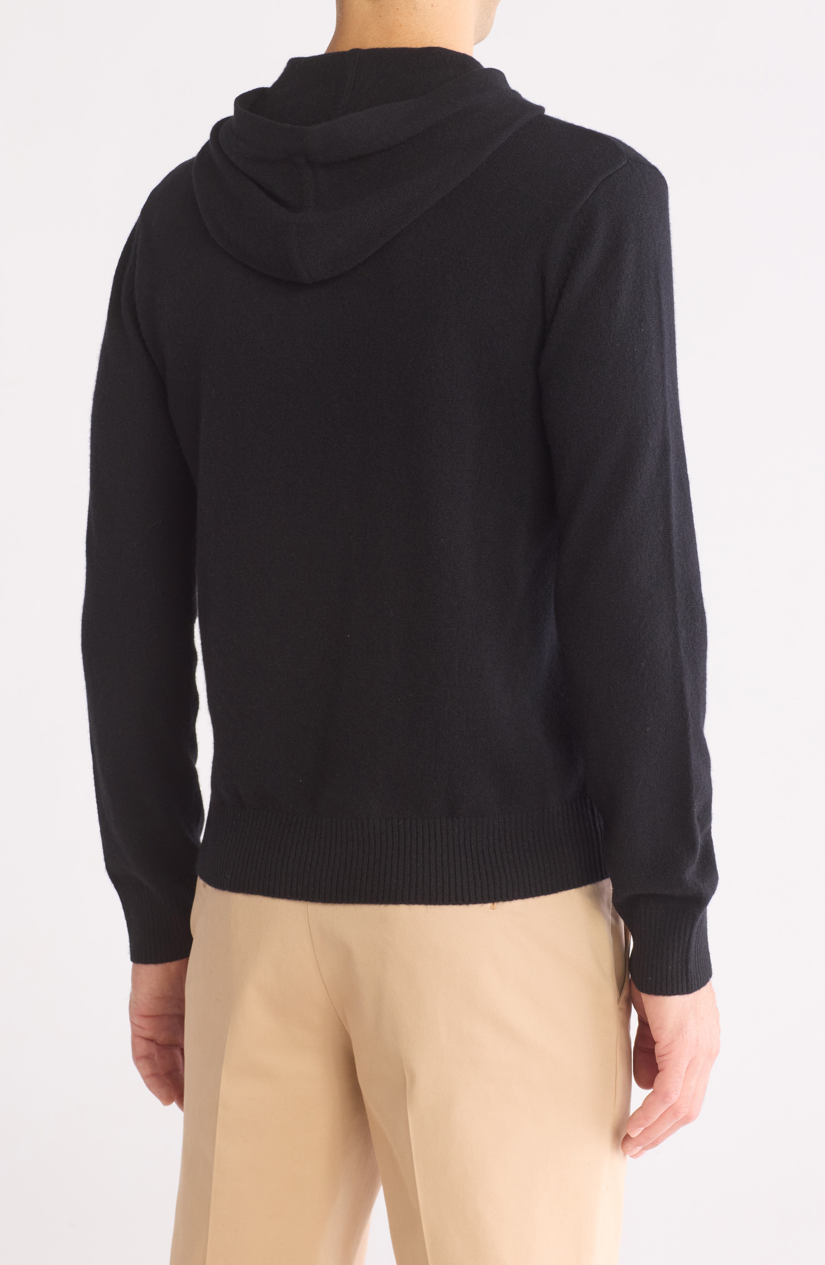 Amicale Hooded Cashmere Henley Sweater | Nordstromrack