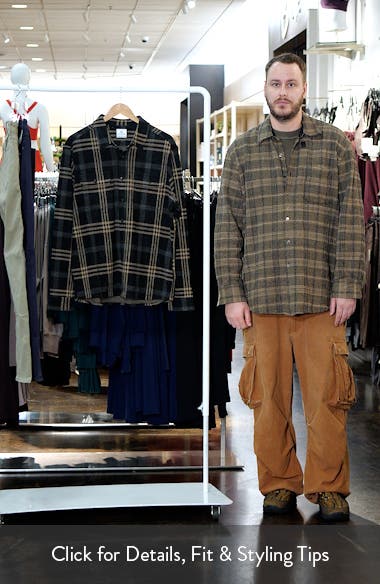 7 Diamonds Generation Plaid Double Knit Button-Up Shirt | Nordstromrack