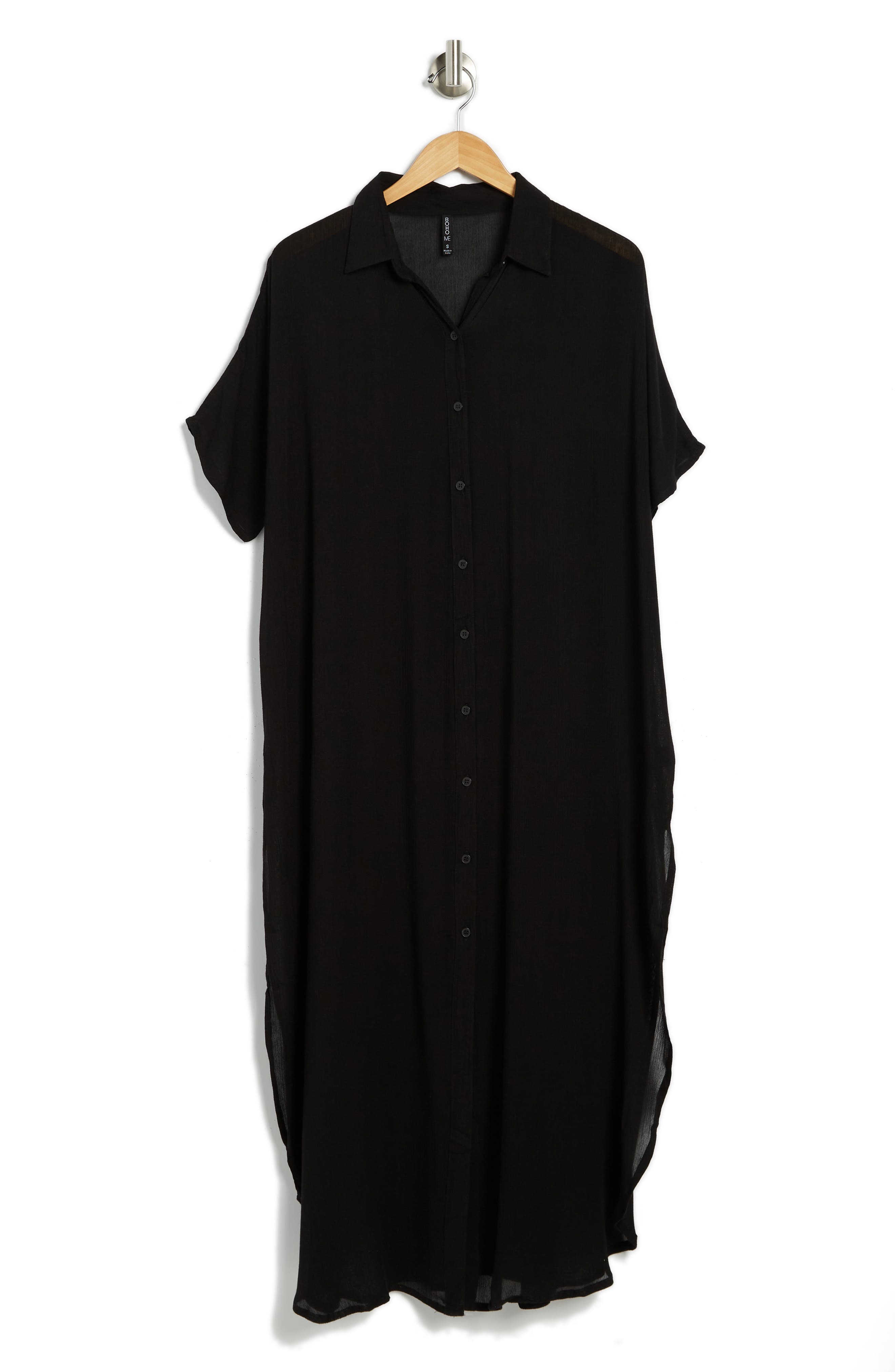 BOHO ME Long Shirt Cover-Up Dress | Nordstromrack